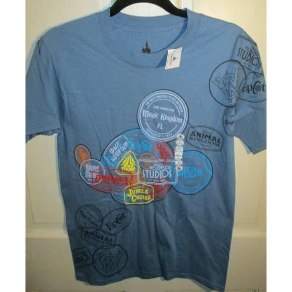 Disney | Shirts | Nwt Disney Parks Rides Mickey Mouse Head Graphic Mens ...